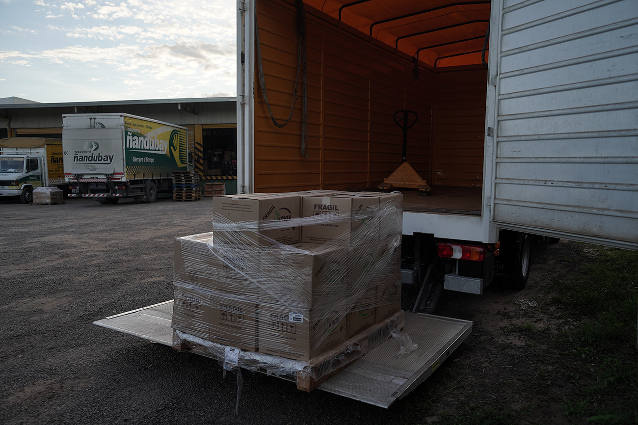 ¡Rampas para pallets en nuestros camiones! - Transporte Ñandubay